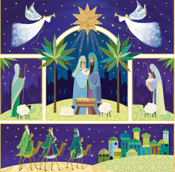Christmas Cards Twin Pack - Gathering at Bethlehem / Nativity – SCIAF ...
